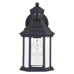 Patriot Lighting® Lexa Textured Black Outdoor Motion Sensing Wall Light at Menards®