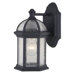 Patriot Lighting® Manor Textured Black Outdoor Wall Light at Menards®