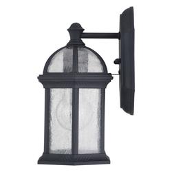 Patriot Lighting® Manor Textured Black Outdoor Wall Light at Menards®