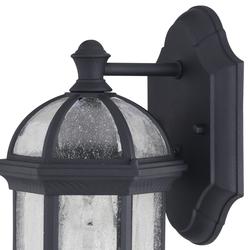 Patriot Lighting® Manor Textured Black Outdoor Wall Light at Menards®