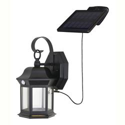 Patriot Lighting® Koblenz LED Black Solar Motion Sensor Outdoor Wall ...