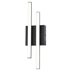 Patriot Lighting® Miranda LED Matte Black Outdoor Wall Light at Menards®