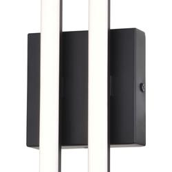 Patriot Lighting® Miranda LED Matte Black Outdoor Wall Light at Menards®