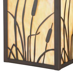 Patriot Lighting® Cattail Burnished Bronze Dusk to Dawn Outdoor Wall ...
