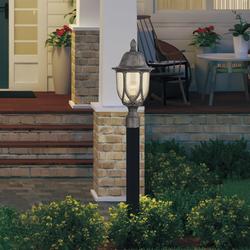 Patriot Lighting® Saxony Lava Stone Post Light at Menards®