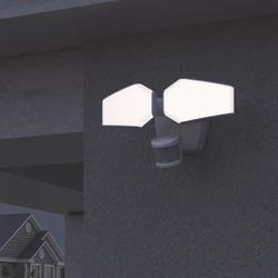 Patriot Lighting® Dualux White LED Dual Head Motion Sensor Synchronize ...