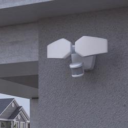 Patriot Lighting® Dualux White LED Dual Head Motion Sensor Synchronize ...