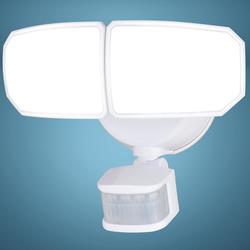 Patriot Lighting® Link LED Dual Head Motion Sensor Outdoor Security ...