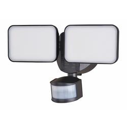 Patriot Lighting® Plug-In Dual-Head Motion Sensing LED Matte Black ...