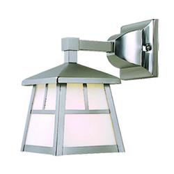 Patriot Lighting® Craftsman Stainless Steel Outdoor Wall Light at Menards®