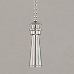 Patriot Lighting® Satin Nickel Lighthouse Pull Chain at Menards®