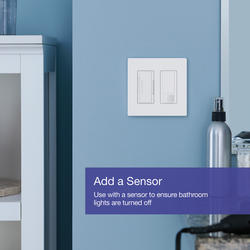 Lutron Maestro White LED Single-Pole/Multi-Location Countdown Timer ...