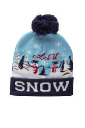 Igloos Adult Lighted Holiday "Let It Snow" Cuff Winter Hat at Menards®