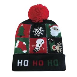 Igloos Adult Lighted Holiday "Ho Ho Ho" Cuff Winter Hat at Menards®