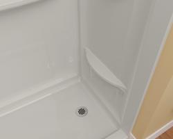 Lyons® Wave™ 60"W x 32"D x 74"H Almond Shower Wall Surround (3-Piece ...