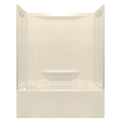 Lyons® Linear™ 60"W x 36"D x 19"H Almond Bathtub with Left Drain at ...