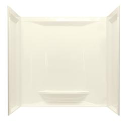 Lyons® Linear™ 60"W x 32"D x 59"H Biscuit Bathtub Wall Surround (3 ...