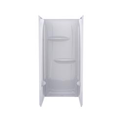 Lyons® Wave™ 32"W x 32"D x 74"H White Shower Wall Surround (3-Piece) at ...