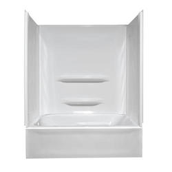 Lyons® Elite™ 60"W x 30"D x 16"H Biscuit Bathtub with Left Drain at ...