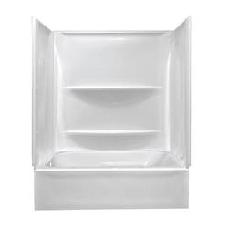 Lyons® Elite™ 60"W x 32"D x 19"H Almond Bathtub with Left Drain at Menards®