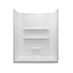 Lyons® Elite™ 60"W x 34"D Almond Single Threshold Shower Base with ...