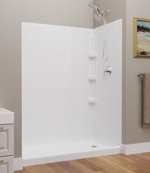 Lyons® Monaco Premium™ 60"W x 36"D x 72"H White Shower Wall Surround (5 ...