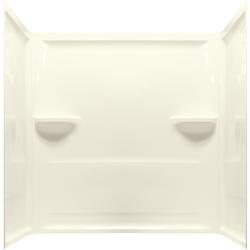 Lyons® Triumph® 60"W x 30"D x 59"H Almond Bathtub Wall Surround (3 ...