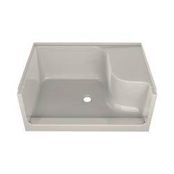 Lyons® Wave™ 48"W x 34"D Almond Single Threshold Right Seated Shower ...