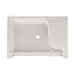 Lyons® Wave™ 48"W x 34"D Biscuit Single Threshold Right Seated Shower ...
