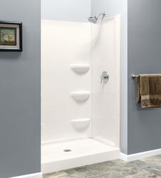 Lyons® Elite™ 54"W x 30"D Biscuit Single Threshold Shower Base with ...