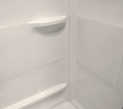 Lyons® Select™ 60"W x 30"D x 74"H Almond ADA Shower Wall Surround (3 ...