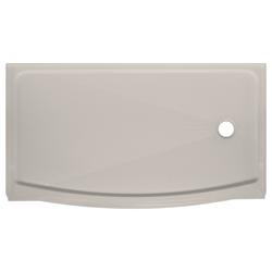 Lyons® Triumph® 60"W x 32"D Almond Shower Base with Right Drain at Menards®