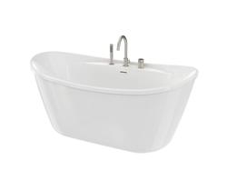 MAAX® Keros One-handle 1-Spray Brushed Nickel Bathtub Faucet with ...