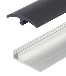 M-D Building Products® Black 1-1/2" x 96" Vinyl "T" Divider with ...