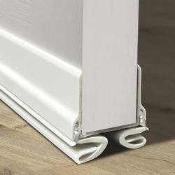 32" White Vinyl & Rubber Cinch Slide-On Interior Under Door Seal at ...