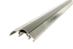 M-D 3-3/4" x 1-1/8" x 36" Silver Aluminum and Vinyl Heavy-Duty High ...