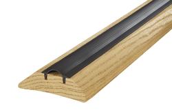 3-1/2"W x 1-7/16"H x 36"L Natural Hardwood and Vinyl High-Profile ...