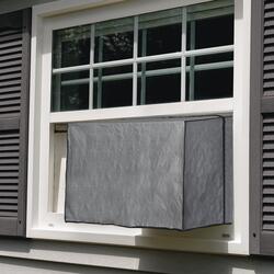 M-D Medium Silver 27" W x 22" H x 18" D Air Conditioning Cover for ...