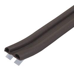 3/8"W x 7/32 H" x 17' Long P EPDM Rubber Self-Adhesive Window Weather ...