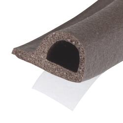 3/8"W x 7/32 H" x 17' Long P EPDM Rubber Self-Adhesive Window Weather ...