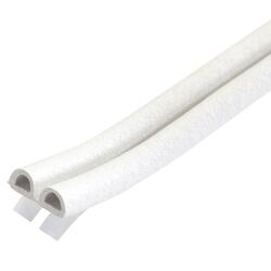 23/64"W x 5/16"H x 17' Long D EPDM Rubber Self-Adhesive Window Weather ...