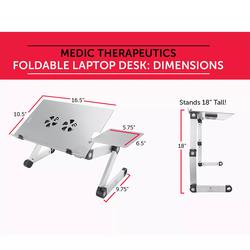 Adjustable Multifunction Desk with Dual Fans - Black at Menards®