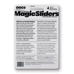 Magic Sliders® 2-3/8" Gray Self-Adhesive Furniture Sliders - 4 Pack at ...
