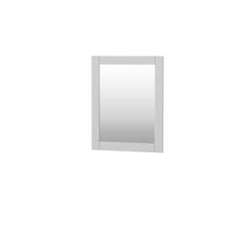 MagickWoods Elements Brighton 24"W x 30"H Matte White Framed Mirror at ...