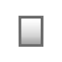 MagickWoods Elements Stratton 24"W x 30"H Gray Framed Mirror at Menards®