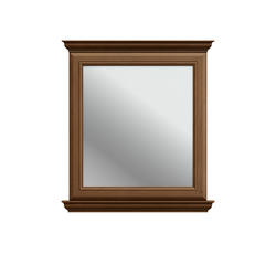 MagickWoods Elements Manchester 30"W x 34"H Mocha Framed Mirror at Menards®