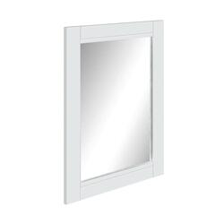 MagickWoods Allerton 24"W x 30"H Matte White Rotatable Mirror at Menards®