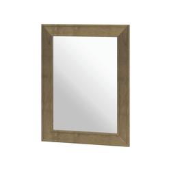 MagickWoods Huntington 24"W x 30"H Alcott Medium Brown Framed Mirror at ...