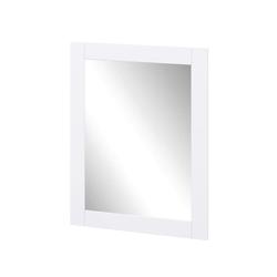 MagickWoods Elements Mackenzie 24"W x 30"H Bright White Framed Mirror ...