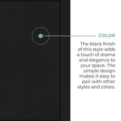 KLËARVŪE Cabinetry® 30" x 10" Laholm™ Black Recessed Drawer Front at ...